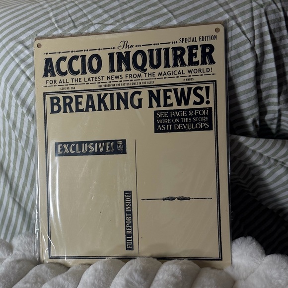 Wizarding World Of Harry Potter | Accents | Accio Inquirer Newspaper ...